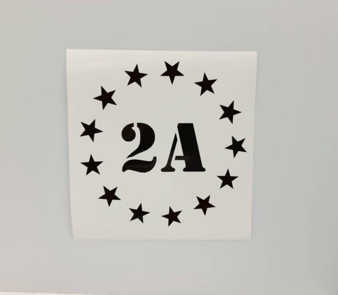 2A Second Amendment Vinyl Decal Sticker American Freedom Rights Car ...