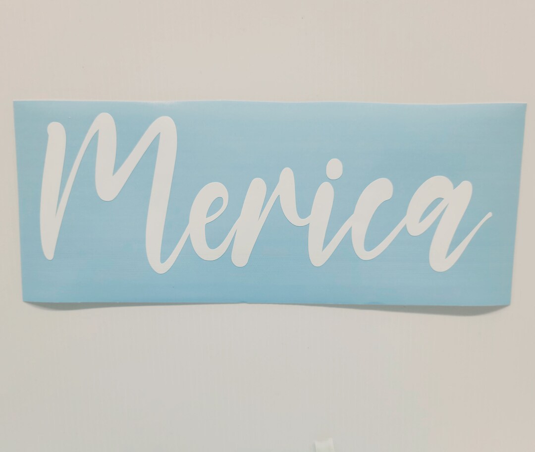 Merica Vinyl Decal Funny Decal America Car Truck Windows Country ...