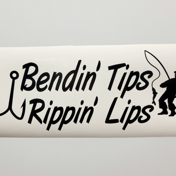 Rippin Lips Fishing Sticker - Etsy