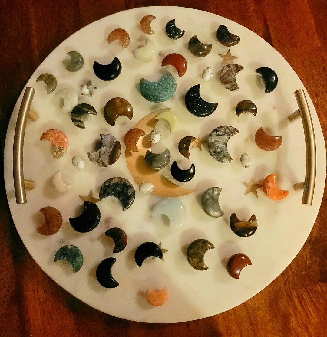 Croc-rocks Croc & Clog Shoe Buttons - Moon Sculpted Crystals for Your ...