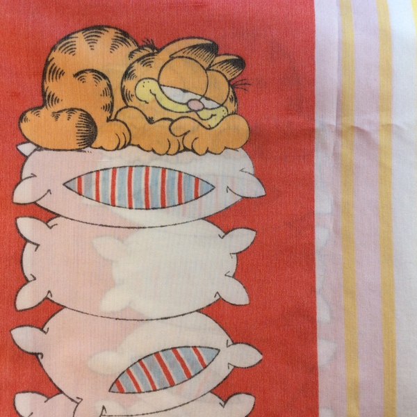 Vintage Garfield Fabric - Etsy
