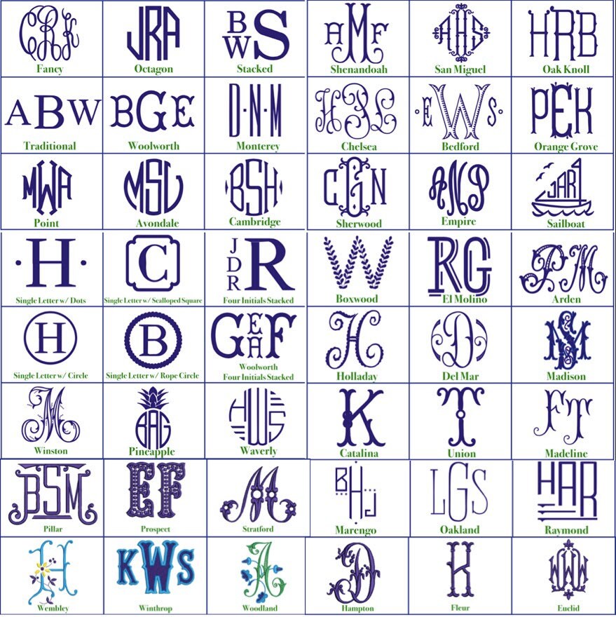 Custom Embroidery and Monograming - Etsy