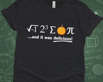 Pumpkin Pi Math Shirt - Etsy