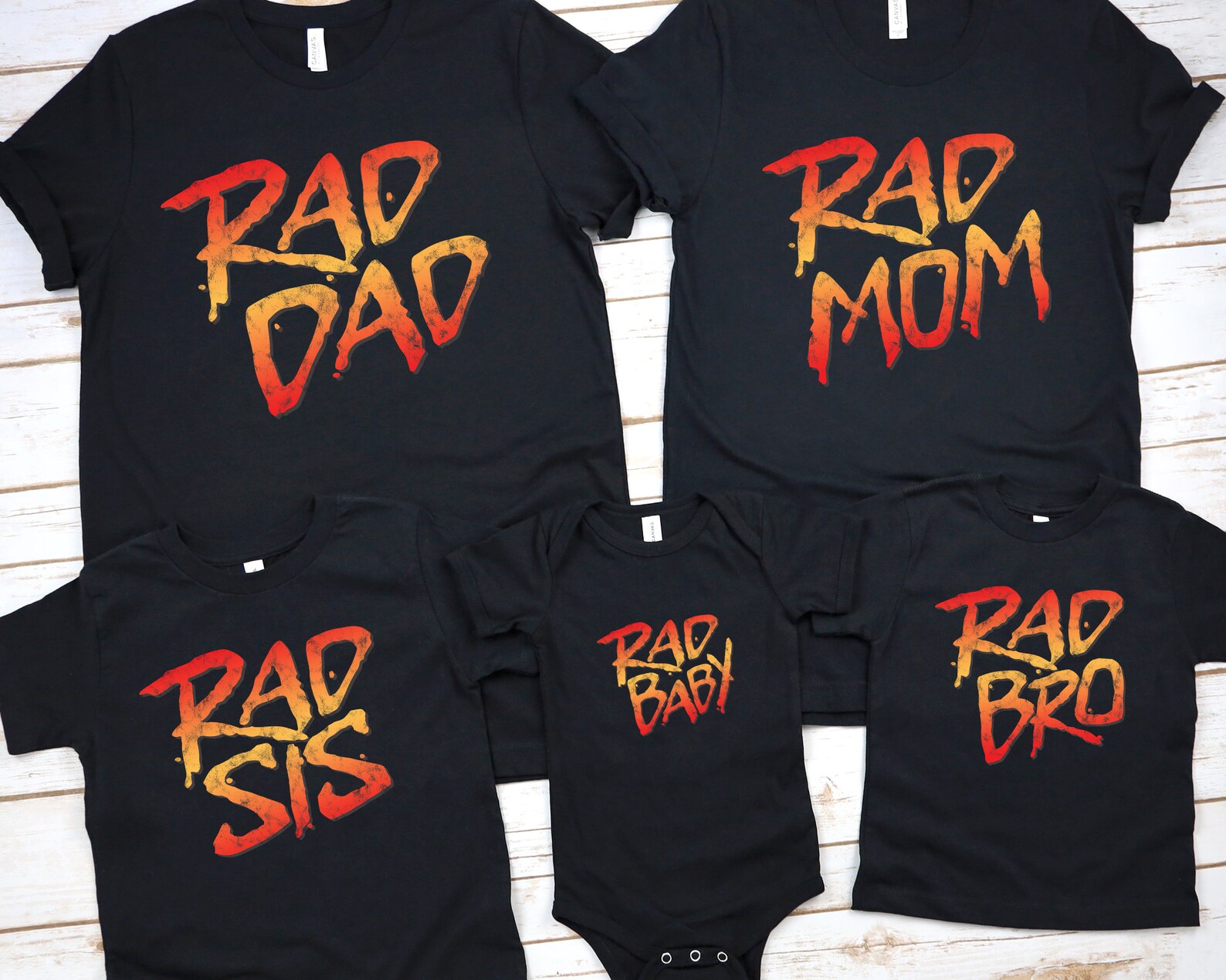 Rad Kids 80s Nostalgic BMX T-shirt Rad Bro Rad Sis Rad | Etsy