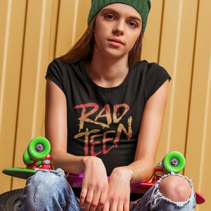 Rad Kids 80s Nostalgic BMX T-shirt, Rad Bro, Rad Sis, Rad Baby, Rad ...
