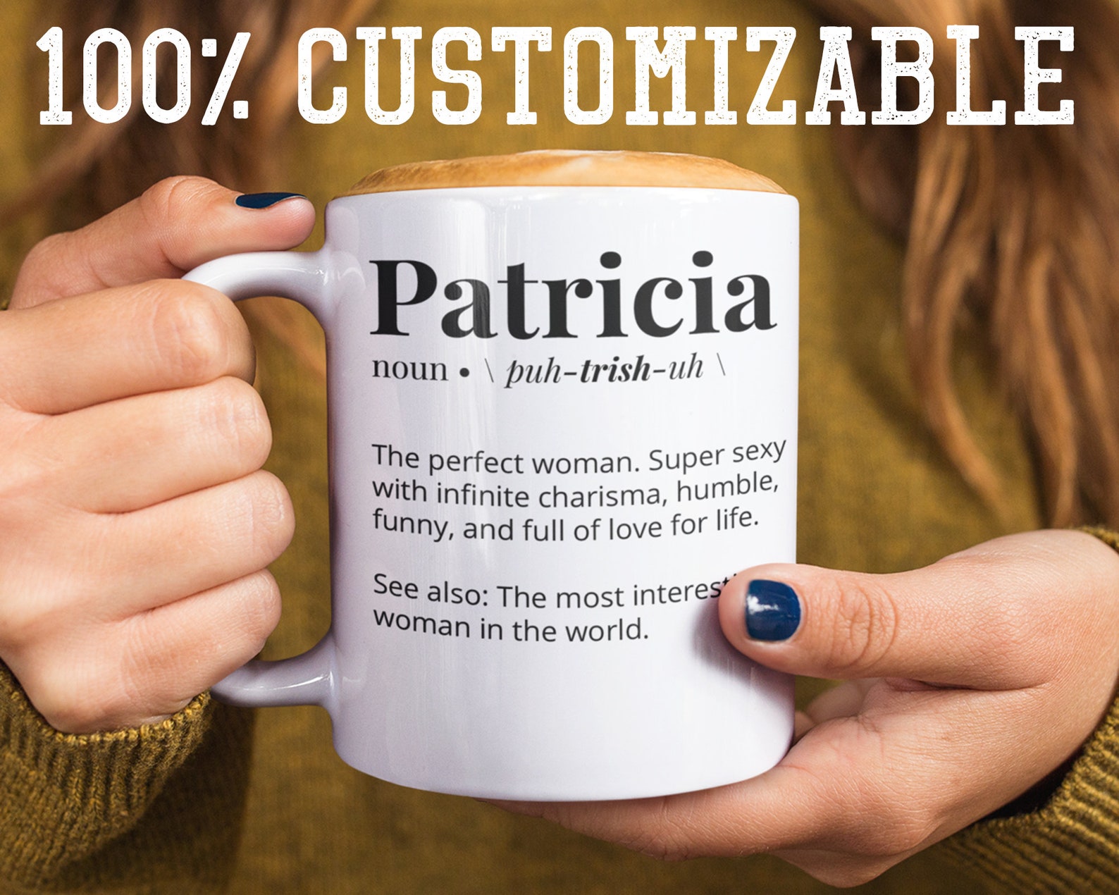 Personalized Definition Mug | Fun Coffee Mug With Custom Name and ...