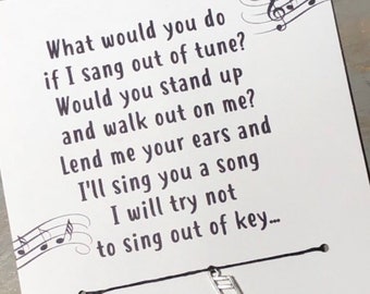 My wish lyrics | Etsy