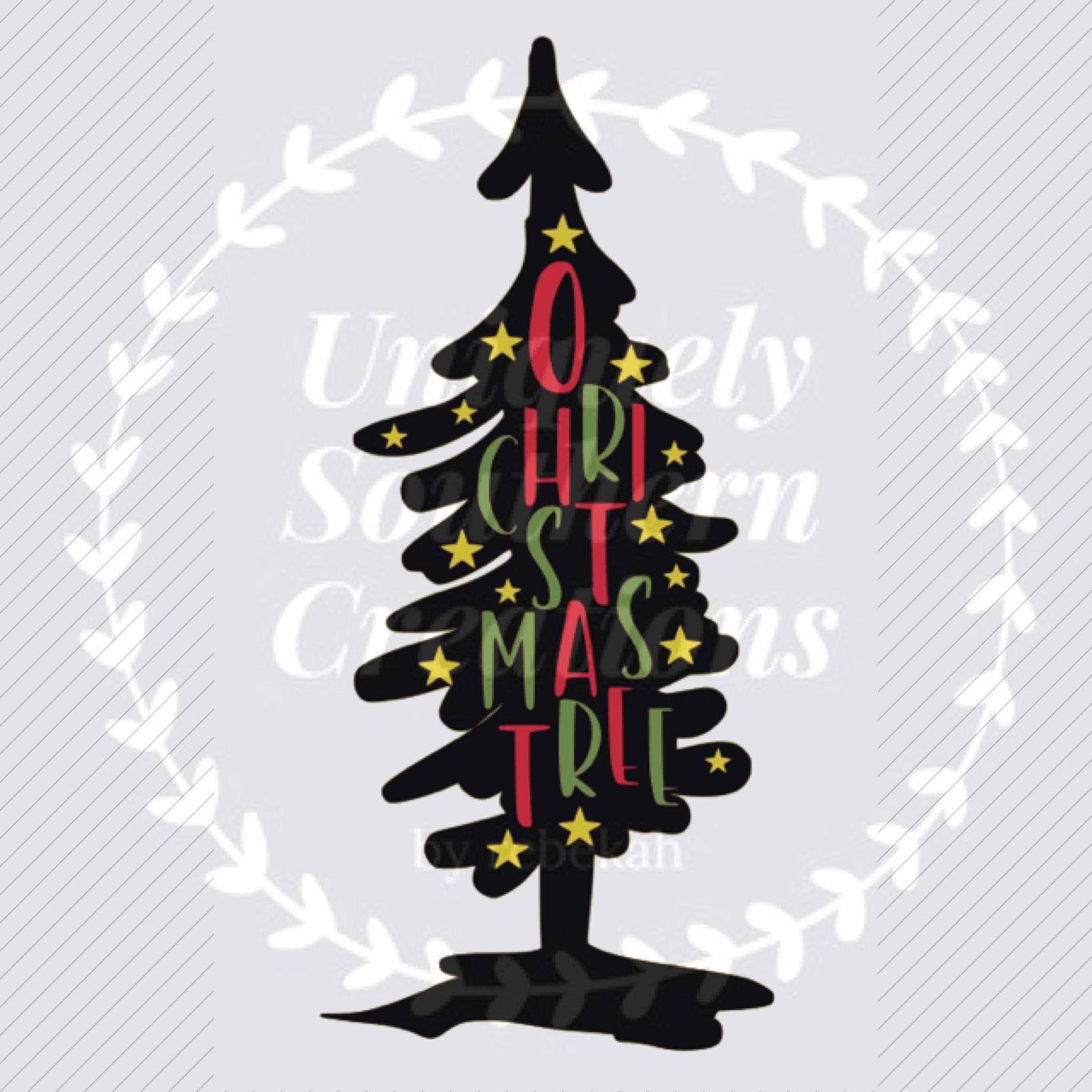 O Christmas Tree SVG - Etsy