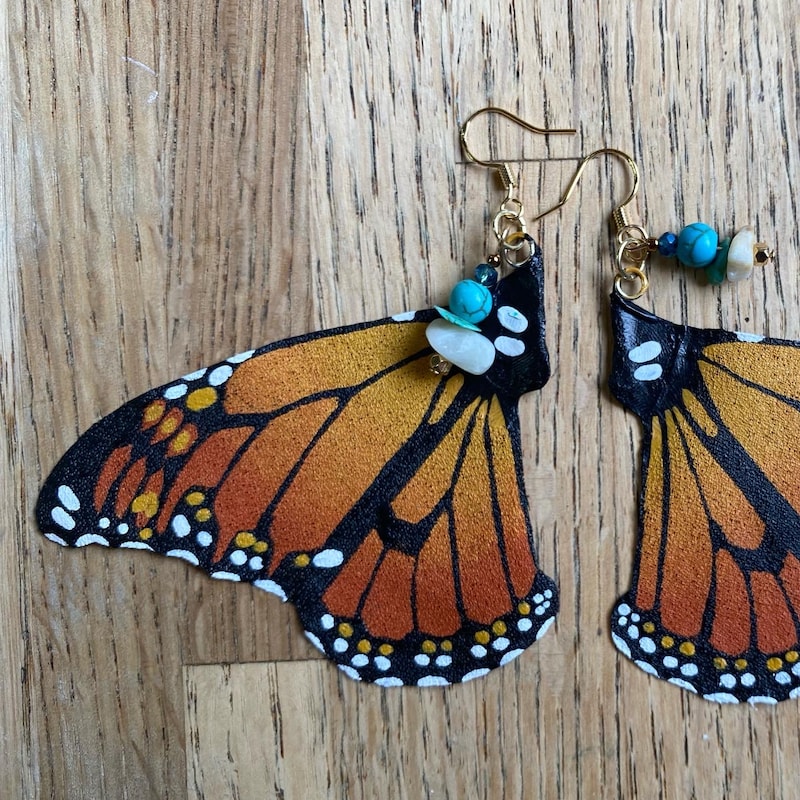 Butterfly Earrings - Etsy