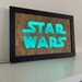 Star Wars Wall Decor Art With Color Changing LED Lights Sign - Etsy