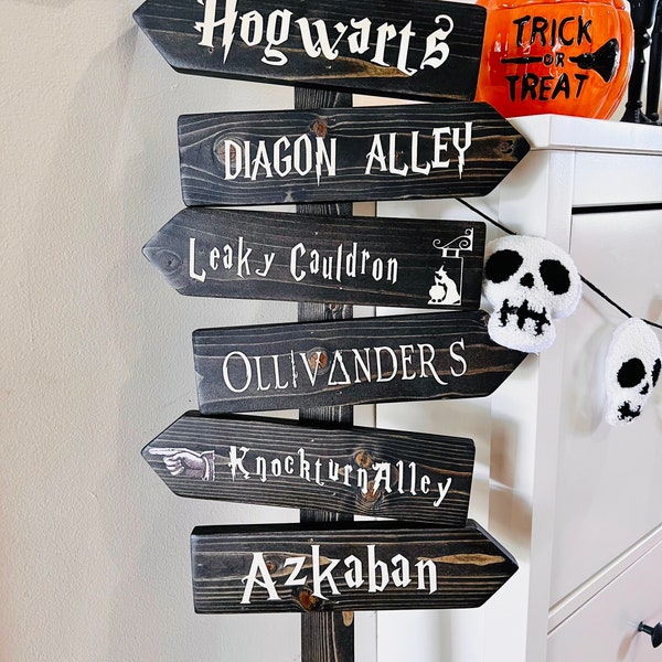 Halloween Directional Signs - Etsy