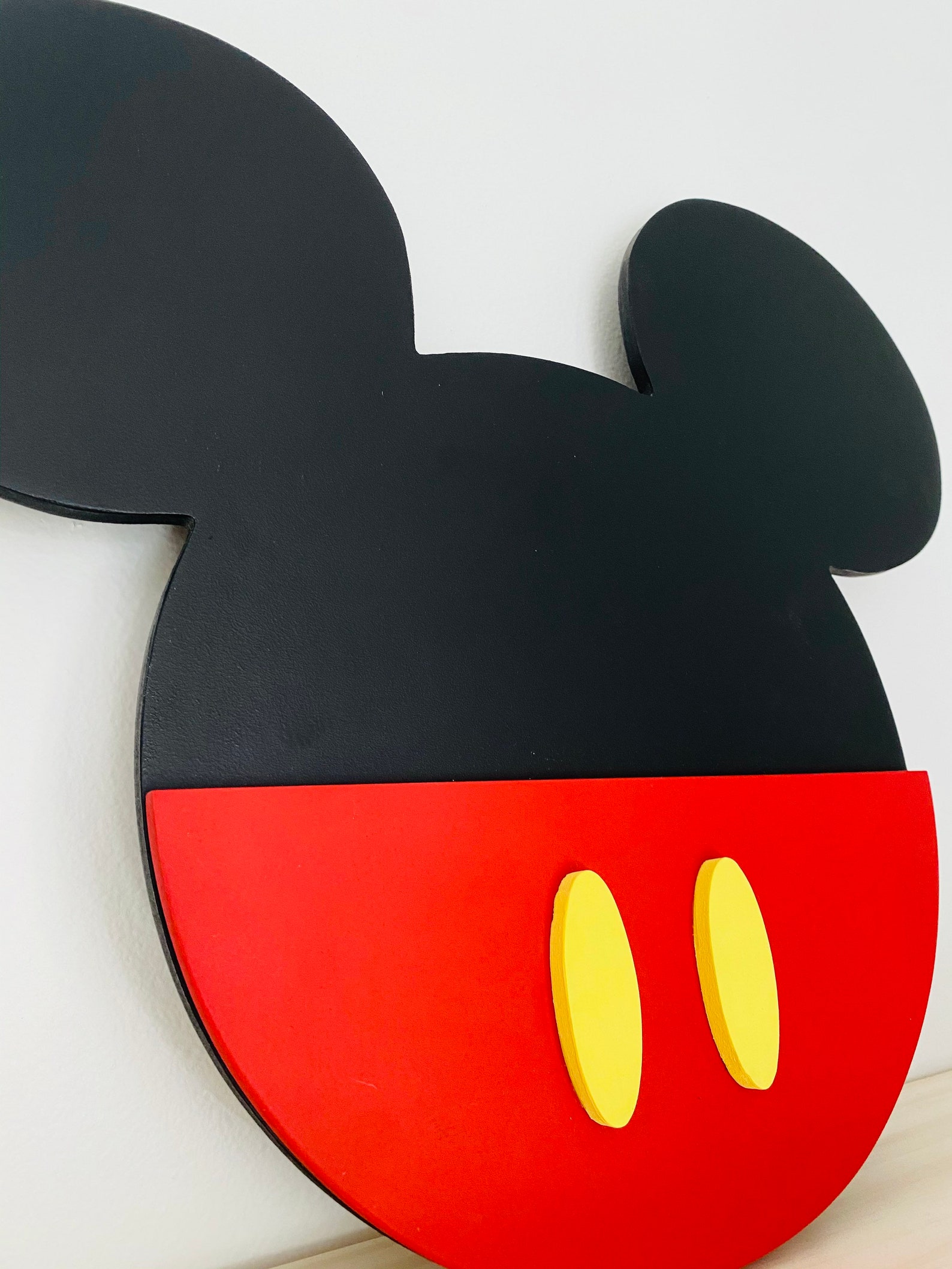 Mickey Mouse Decor With Light Wall Hanging Color Changing - Etsy