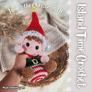 DIGITAL PATTERN ONLY Jingles the Cutest Cuddly Elf Crochet Pattern ...