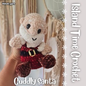 DIGITAL PATTERN ONLY - the Cutest Cuddly Santa Crochet Pattern ...