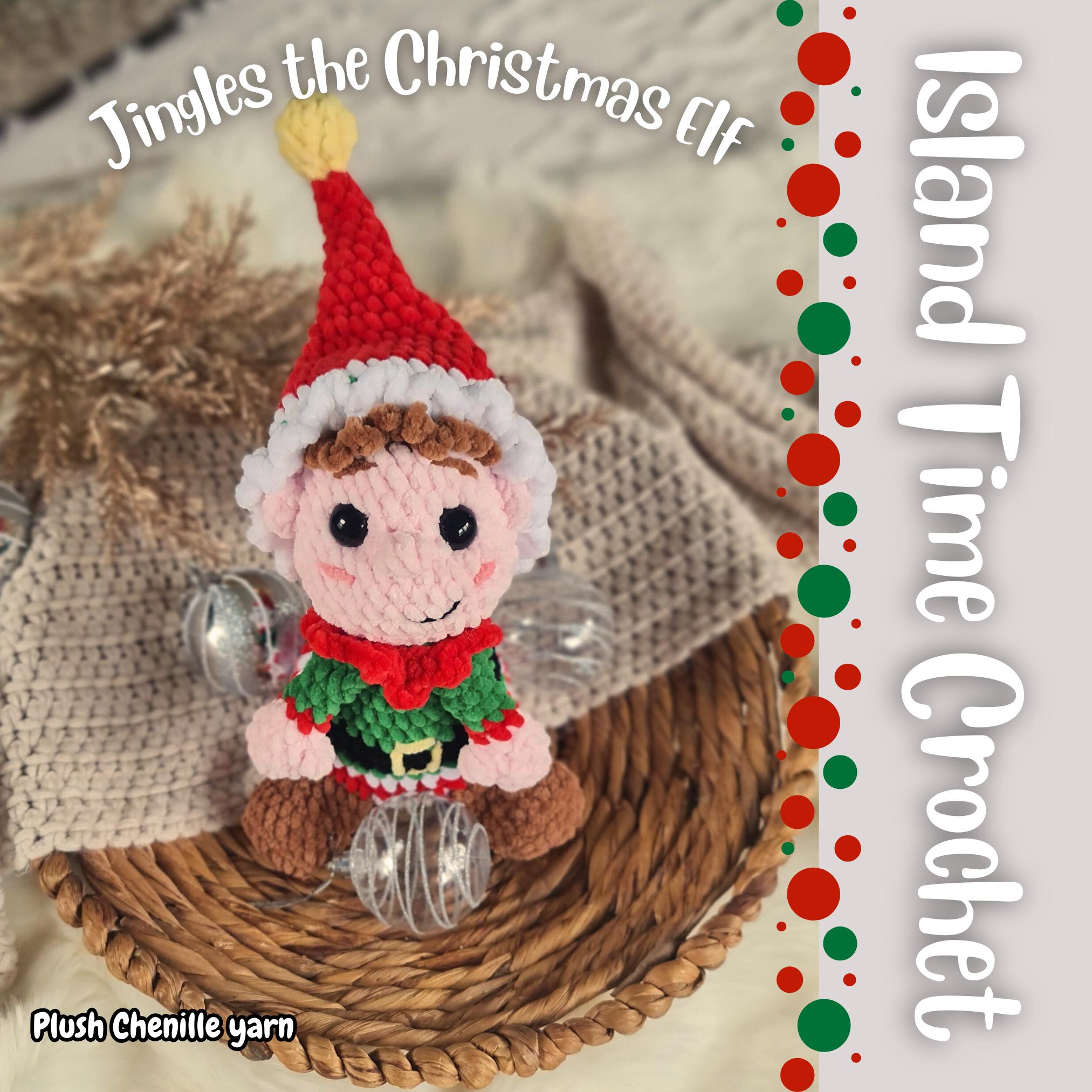 DIGITAL PATTERN ONLY - Jingles the Cutest Cuddly Elf Crochet Pattern ...