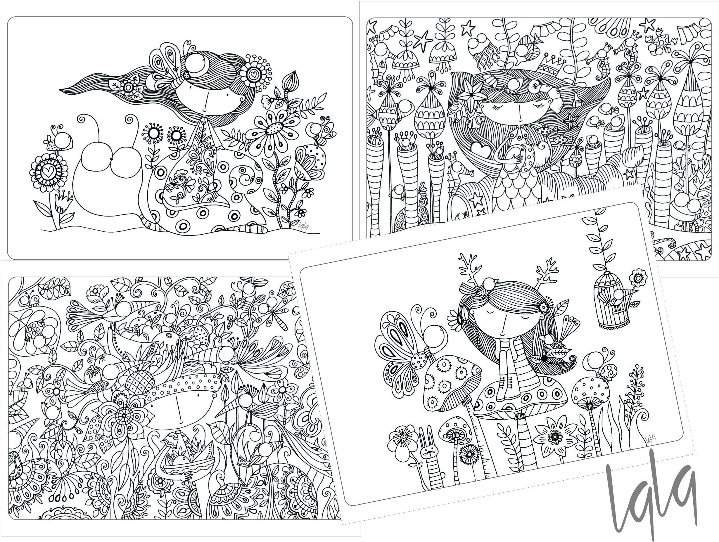 Full Size Coloring Book Pages