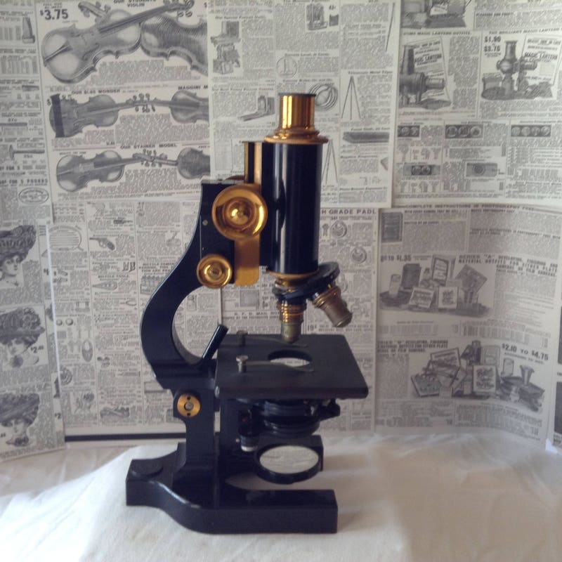 Vintage Microscope - Etsy