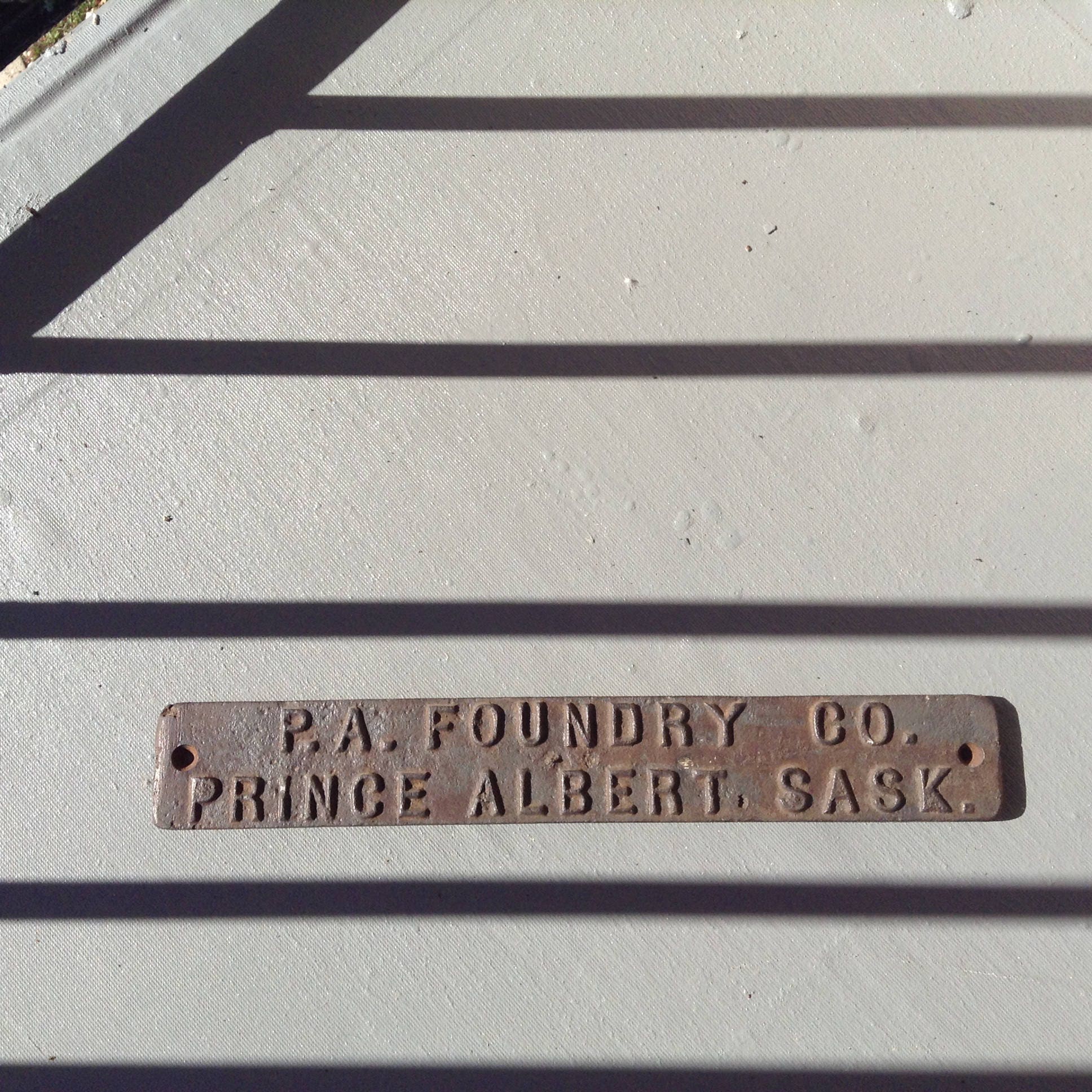 Vintage Iron Prince Albert Foundry Sign - Etsy