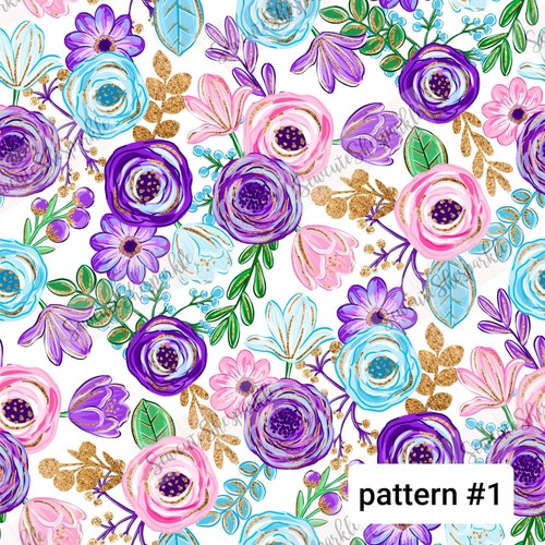 Spring Floral Fabric 100% Cotton Fabric by the Yard - Etsy