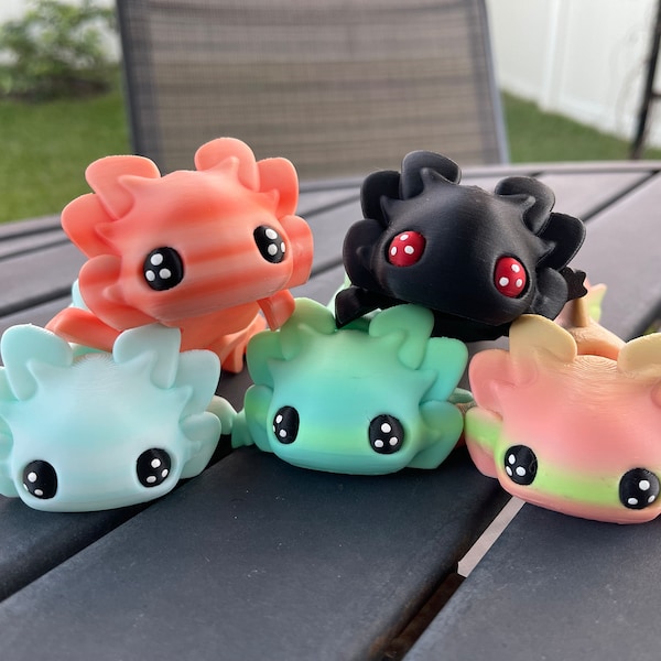 Axolotl 3d Print File - Etsy