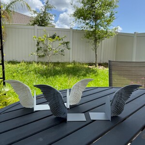 Angel Wing Book End Set 3D Printed Choose Color Fantasy Book Shelf ...