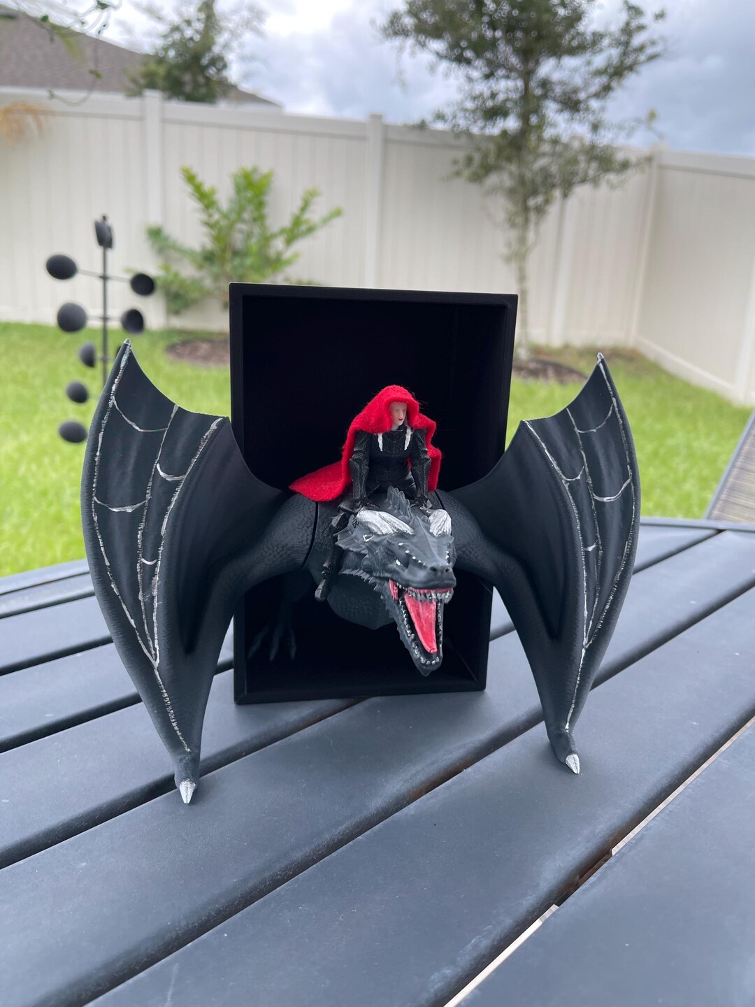 Dragon Rider Iron Teeth and Spike Edition- Book Nook 3D Printed Choose ...
