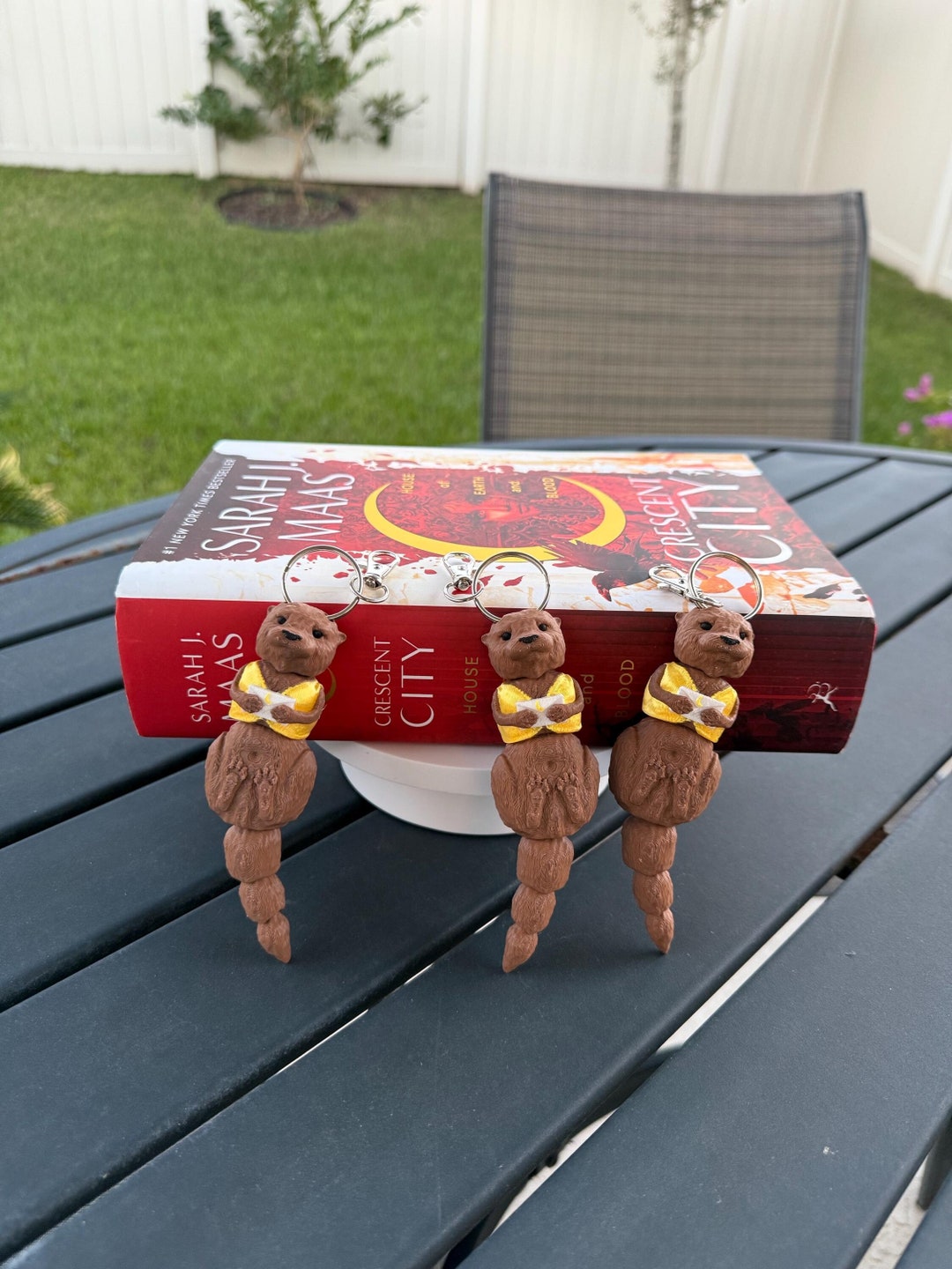 Cute Mail Otter Keychain- 3d Printed - Etsy