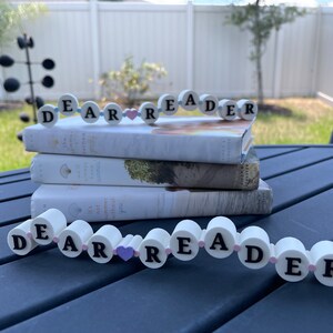 Friendship Bracelet Inspired Book Shelf Sign | Bookshelf Decor - Etsy