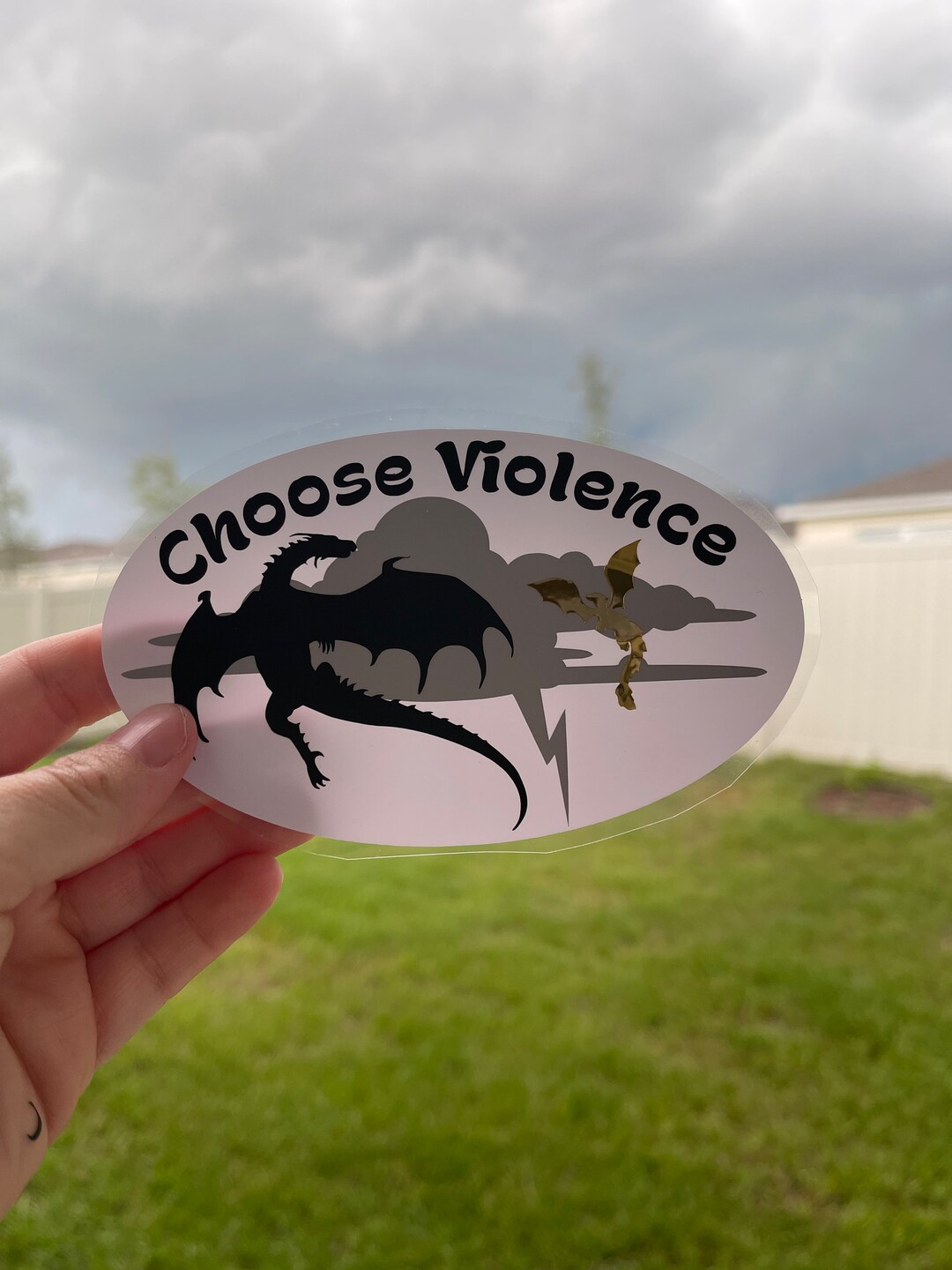Layered Vinyl Decal - Dragons - Etsy