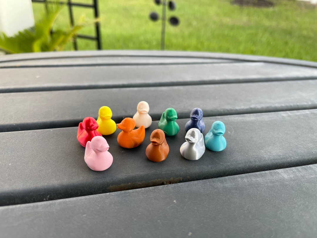 Tiny Mini Ducks 3D Printed Random Colors - Etsy