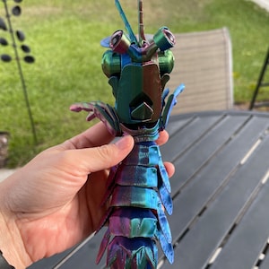 Mantis Shrimp 3D Print Articulating Customizable You Choose Color - Etsy