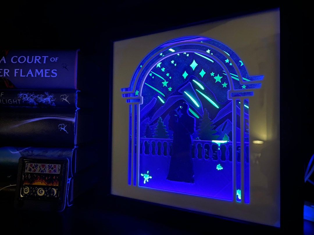 Starfall Inspired Light Box - Glow in the Dark Black Light Edition - Etsy