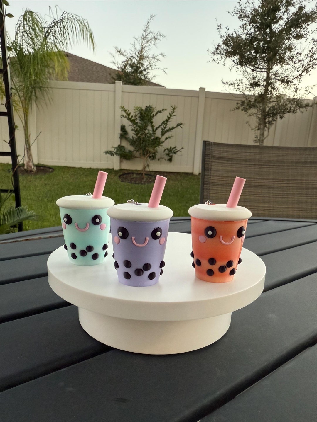 Cute Bubble Tea Boba Tea Milk Tea Keychains 3d Printed - Etsy