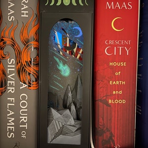 Crossover Light up Book Nook USB UV 3D Printed Bookshelf Decor - Etsy