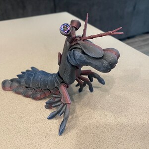 Mantis Shrimp 3D Print Articulating Customizable You Choose Color - Etsy