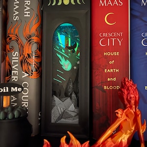 Crossover Light up Book Nook USB UV 3D Printed Bookshelf Decor - Etsy