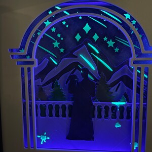 Starfall Inspired Light Box - Glow in the Dark Black Light Edition - Etsy