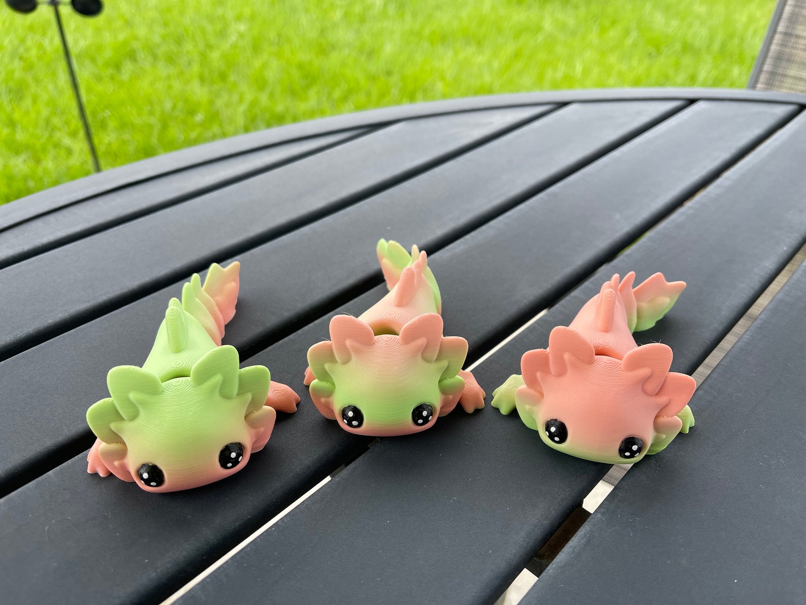 Cute Axolotl Tadpole 3D Print Articulating Desk Decor Regular or ...