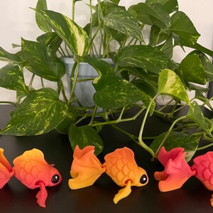 Cute Goldfish 3D Print Articulating Desk Decor - Etsy UK