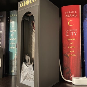 Crossover Light up Book Nook USB UV 3D Printed Bookshelf Decor - Etsy