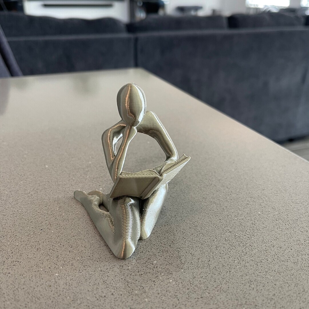 3D Print Reading Girl - Etsy