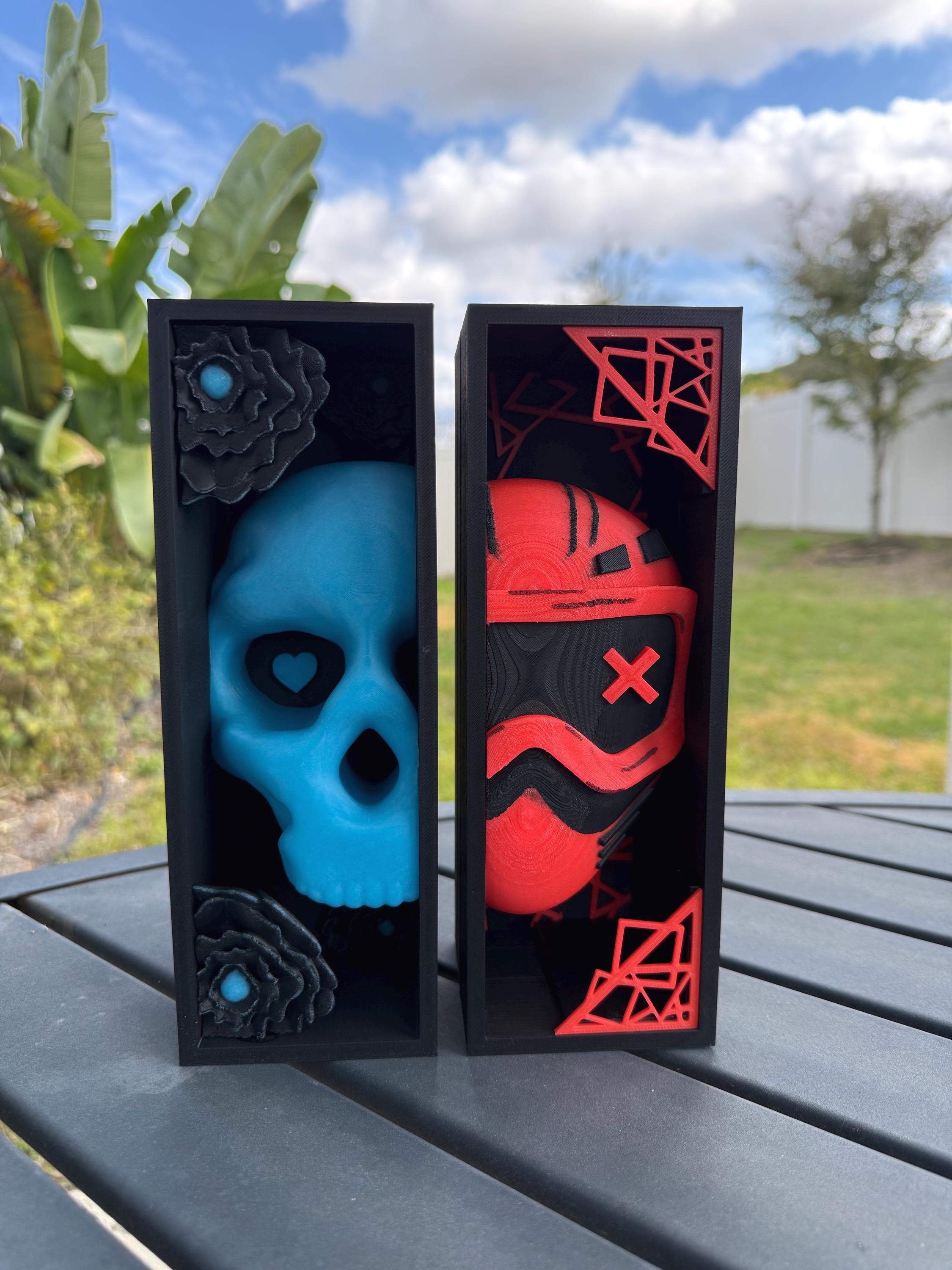 Mask and Skull Book Nook Set | Bookish Merch | Bookshelf Decor | Dark ...