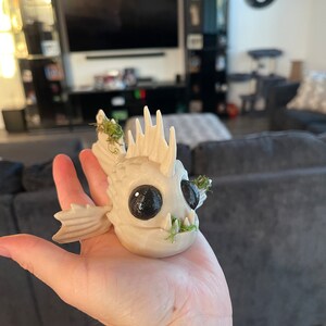 Moss Eater Scary Articulating 3D Print Bone Fish Halloween Decor - Etsy