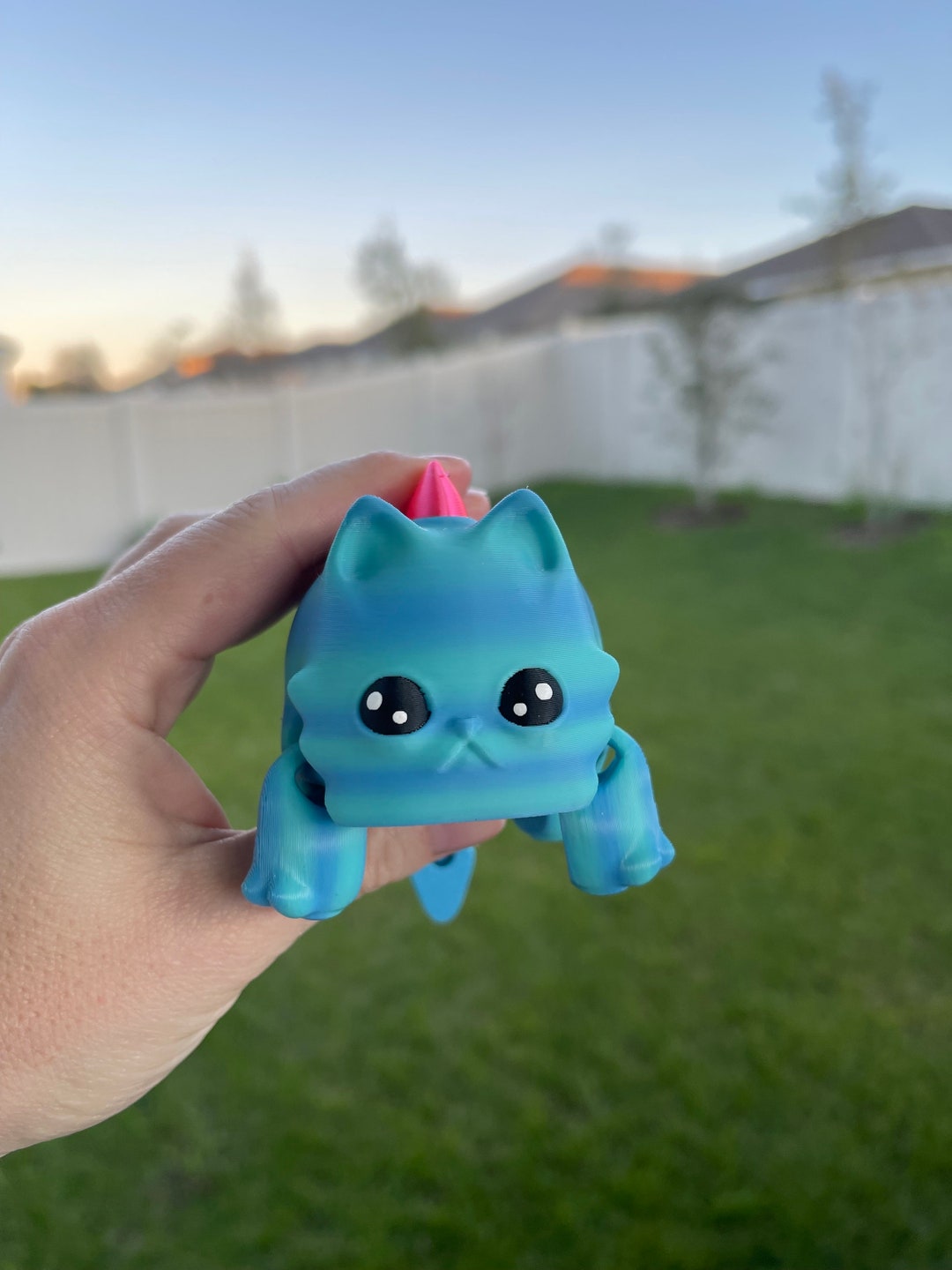 3D Print Cute Kittysaurus - Etsy