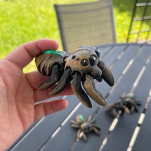 Spider Articulating 3D Print Customizable You Choose Color - Etsy