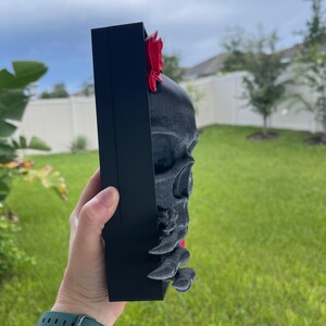 Skull Book Nook 3D Printed Bookshelf Decor - Etsy