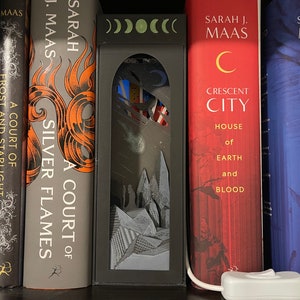 Crossover Light up Book Nook USB UV 3D Printed Bookshelf Decor - Etsy