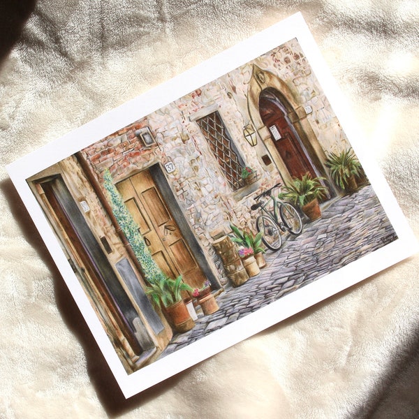 Coloured Drawn Art - Etsy