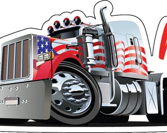Big rig sticker | Etsy