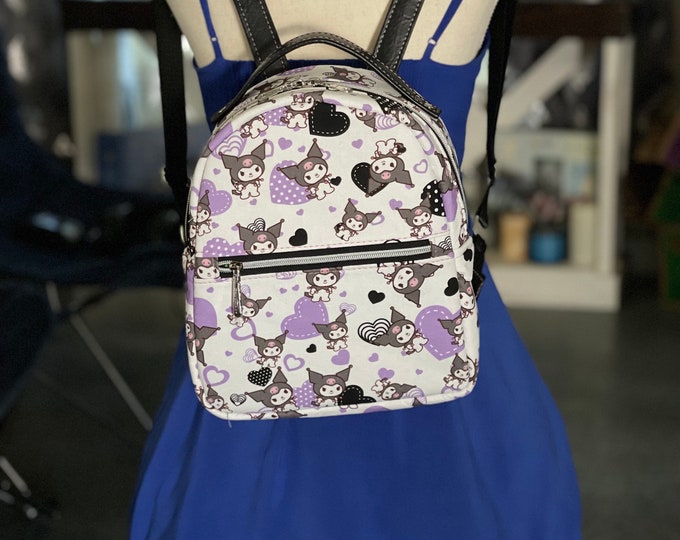 Kuromi Mini Backpack - Etsy